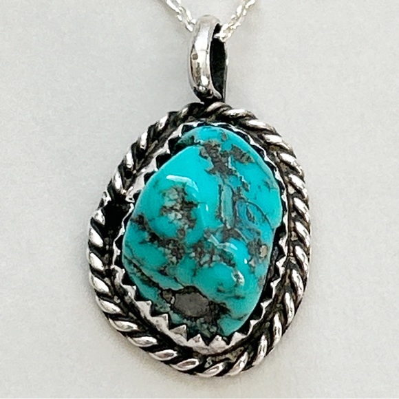 Vintage | Jewelry | Vintage Southwestern Turquoise Sterling Silver ...